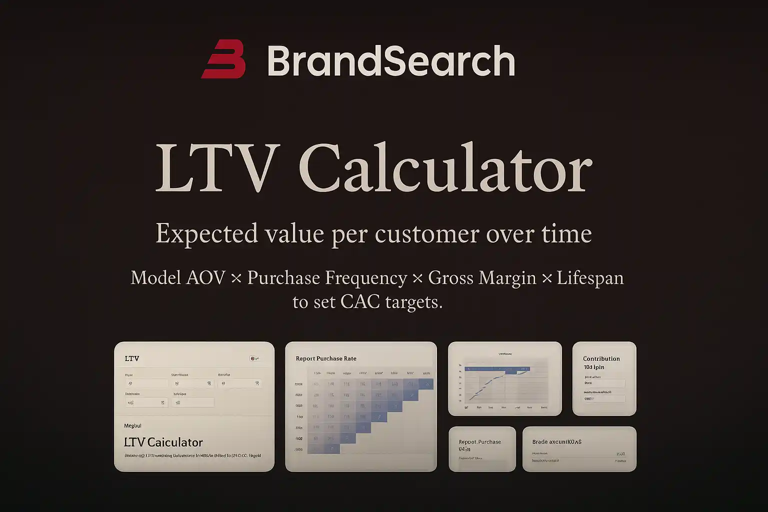 Customer LTV Calculator - Optimize CAC & Retention | Brandsearch